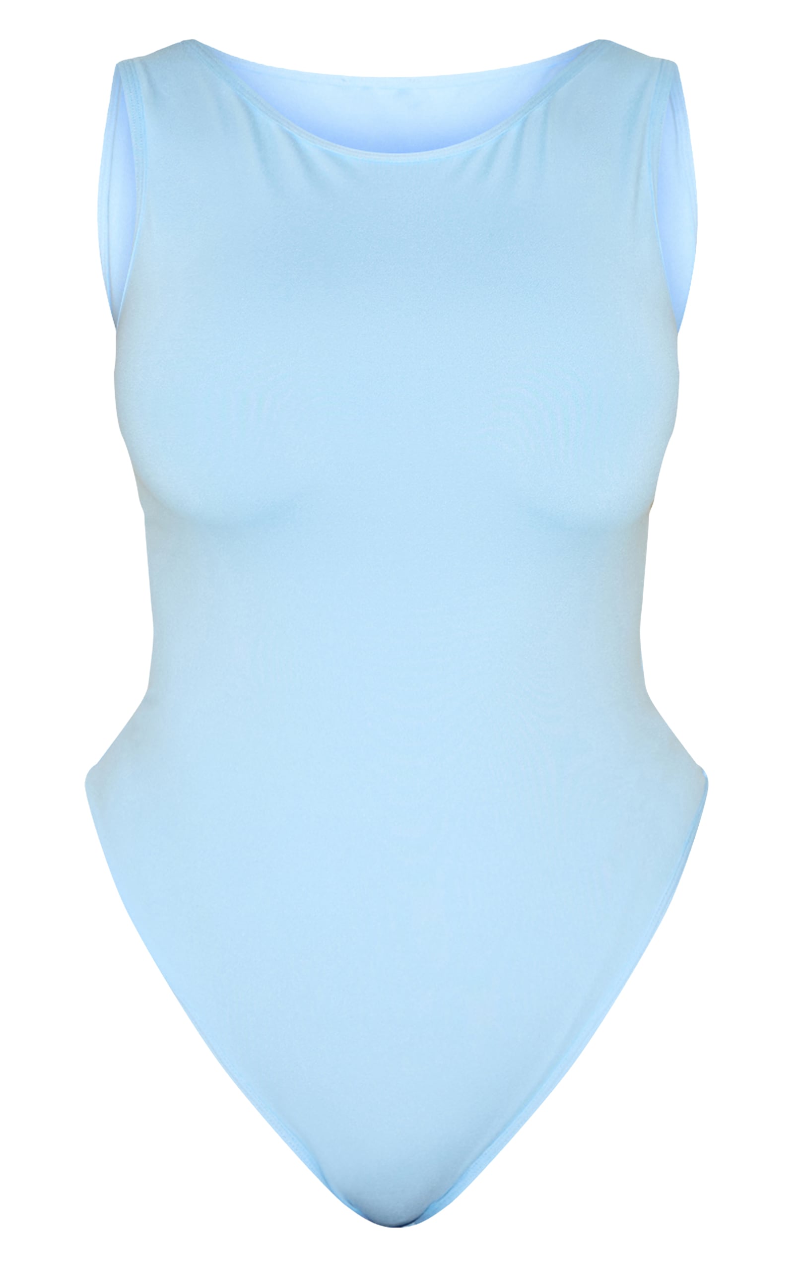 Shape Sky Blue Sculpt Boat Neck Sleevless Bodysuit | Shape | PLT