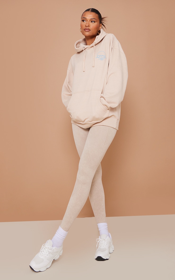 Stone Hidden Hills Club Print Hoodie | PrettyLittleThing KSA