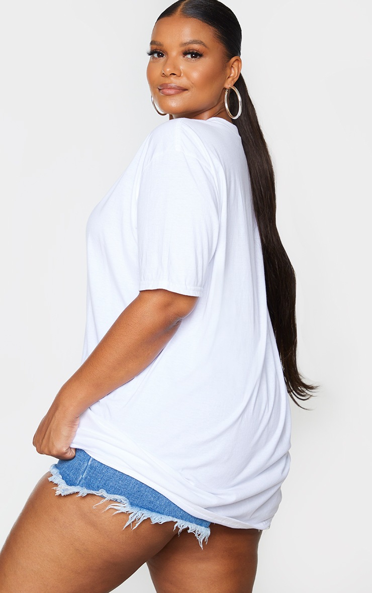PLT Plus 2 Pack Black & White Oversized T -Shirts | Plus Size | PLT