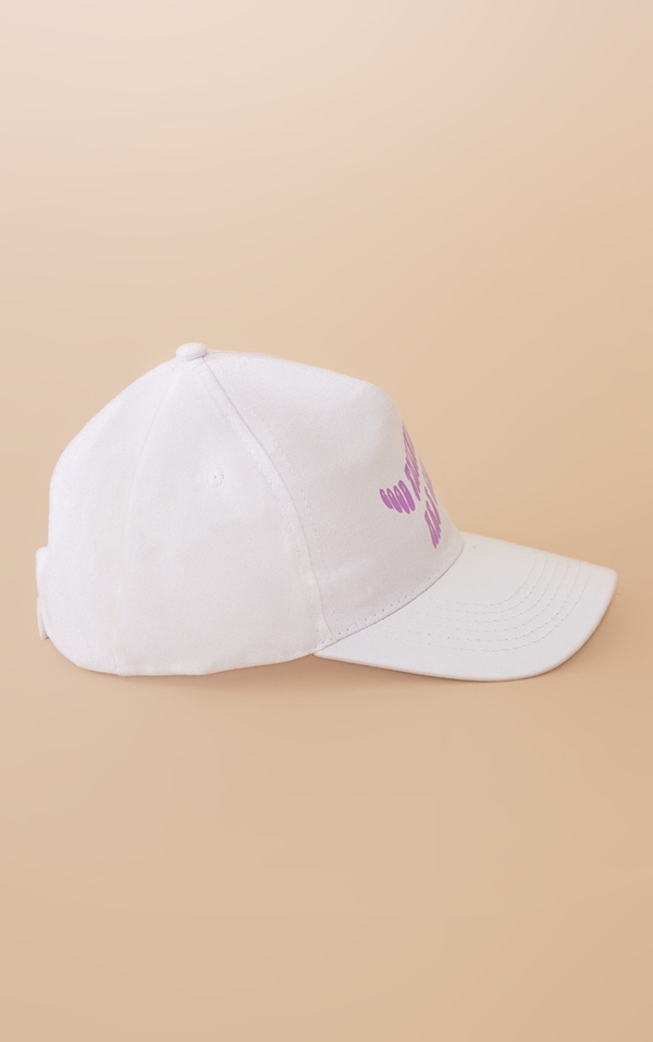 Lilac Good Things Are Coming Slogan Cap | Accessories | PLT