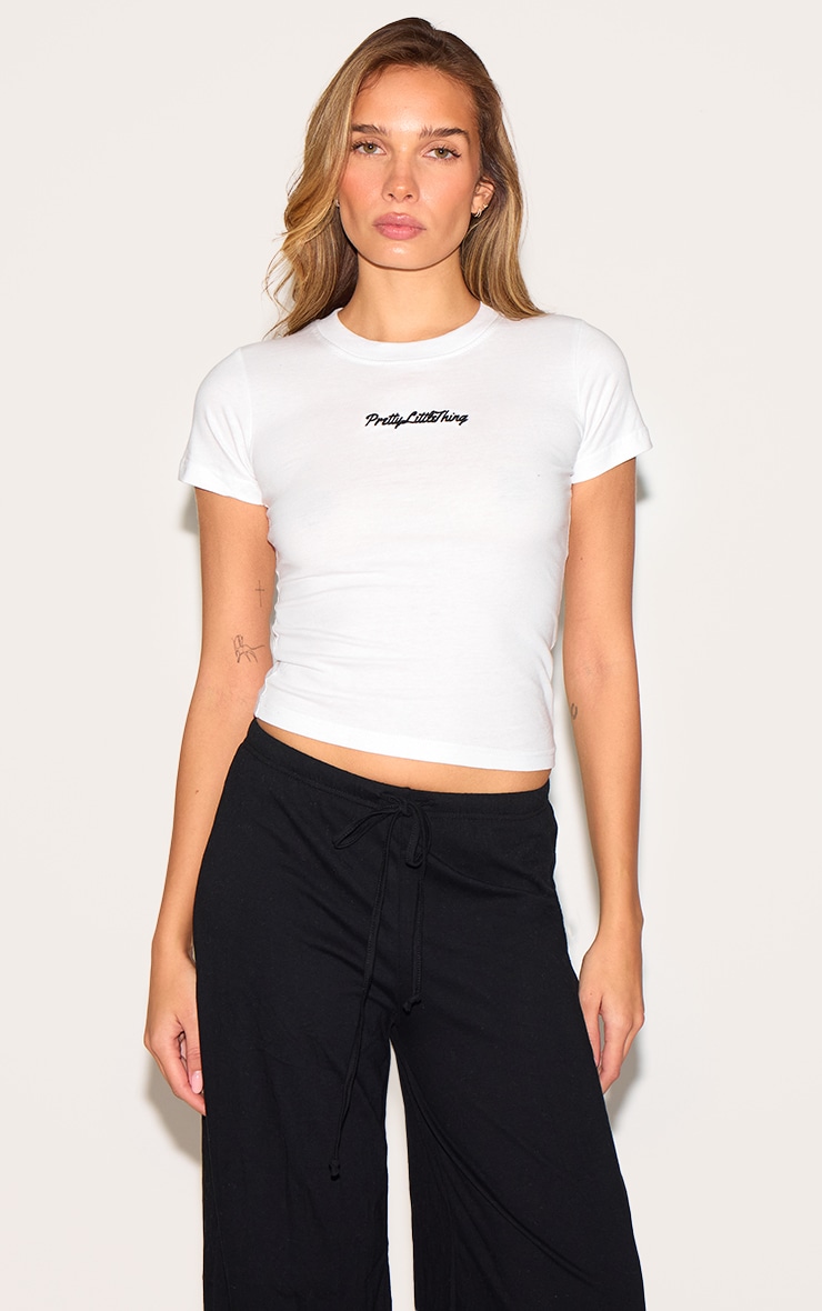 PLT White Plt Embroidered Baby Doll Tee | Tops | PLT
