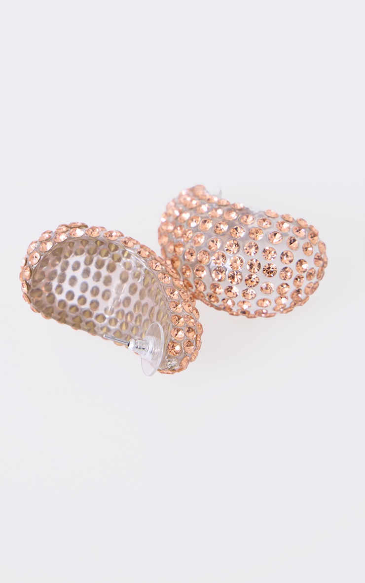 Diamante stud earrings store