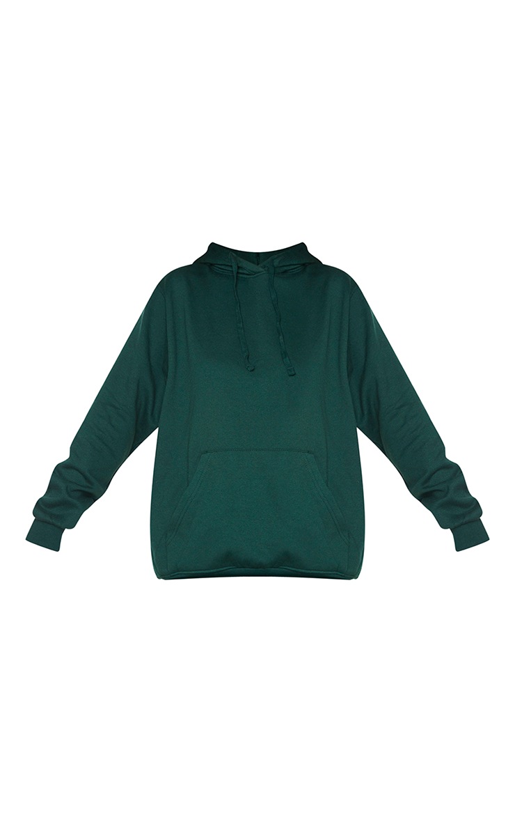 Dark Green Oversize Sweat Hoodie | Athleisure | PLT