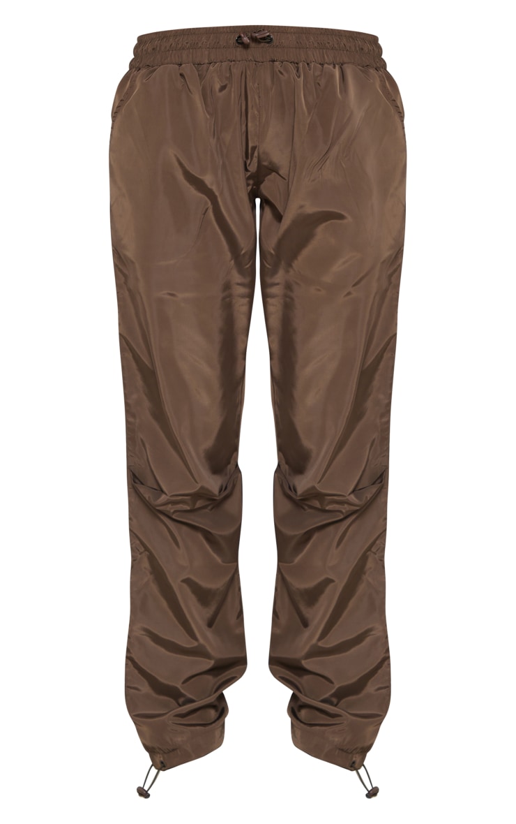 Khaki Shell Toggle Detail Low Rise Cargos | PrettyLittleThing