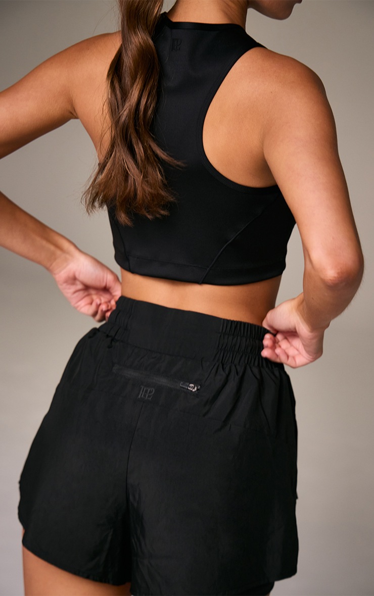 Black Ultimate Runner Built In Short | Athleisure | PLT