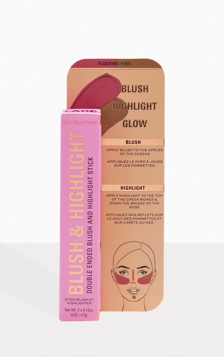 Makeup Revolution Blush Highlight Stick Pink | PrettyLittleThing