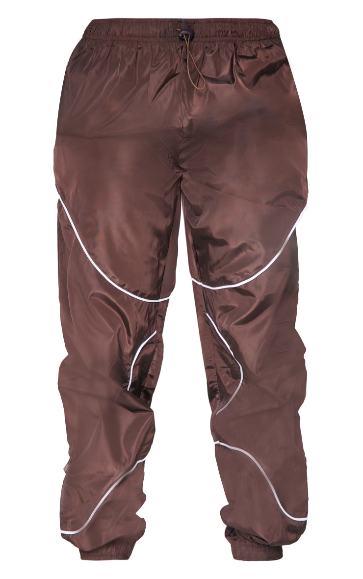 Shape Jogging nylon chocolat cordons ajustables liserés ...