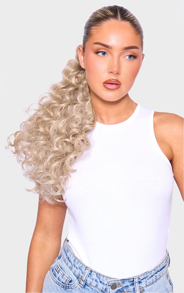 Lullabellz Curly Corkscrew 20" Pony California Blonde | Beauty ...
