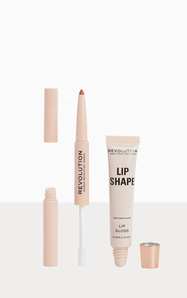 Makeup Revolution Lip Shape Lip Kit Rose Pink | PrettyLittleThing