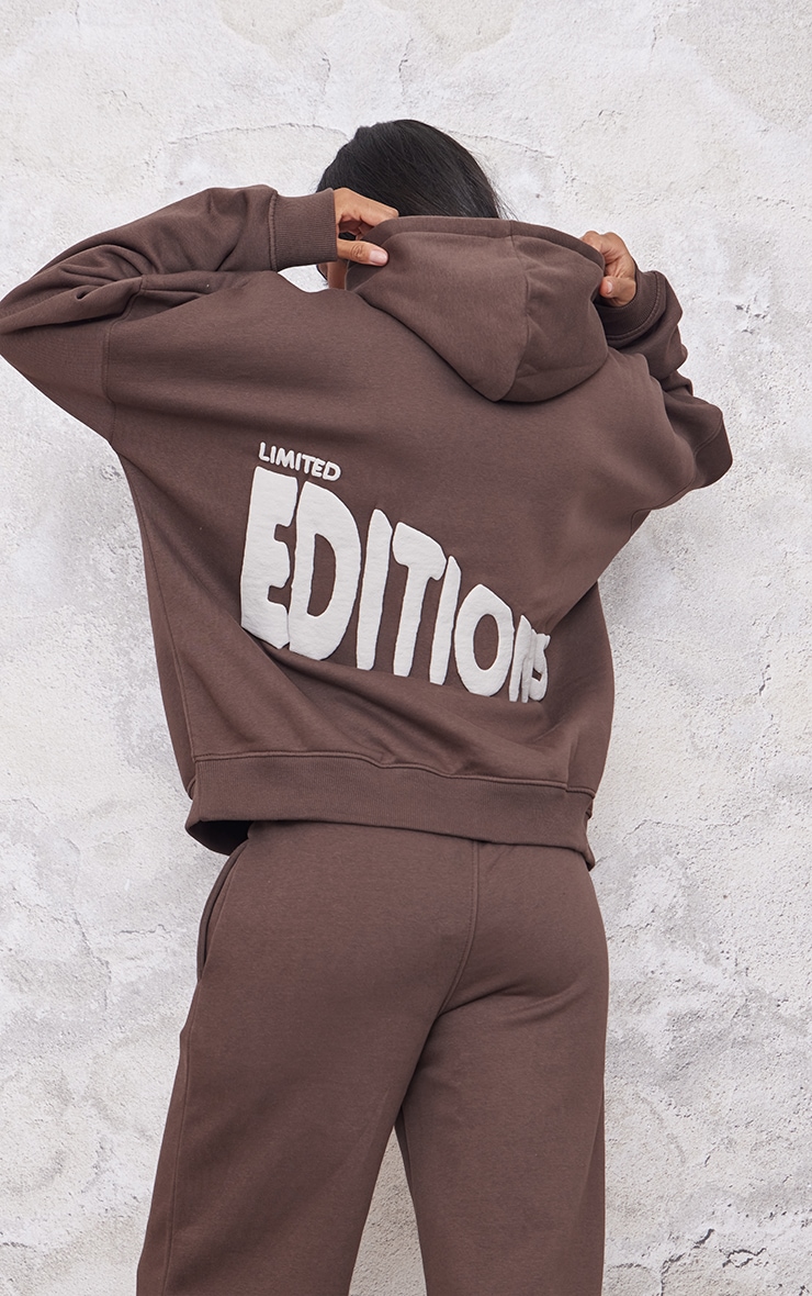 Chocolate Limited Editions Oversized Puff Hoodie | Sweat ...
