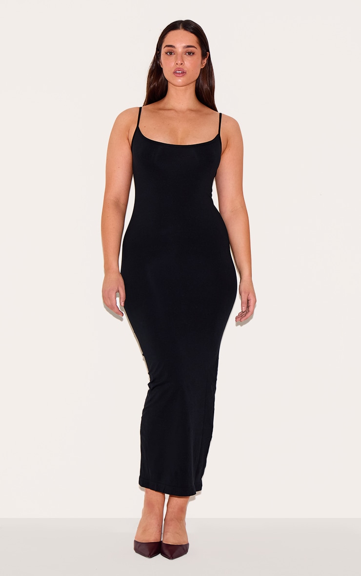 Shape Black Stretch Seamless Strappy Maxi Dress | Shape ...