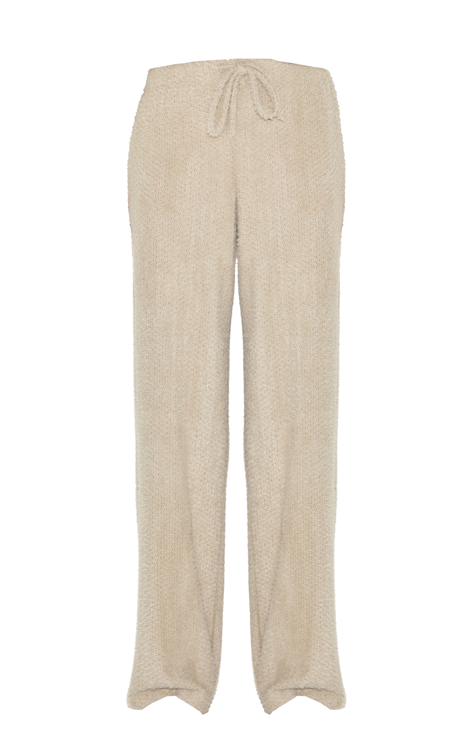 Mushroom Textured Wide Leg Drawstring Trousers | Co-ords | PLT