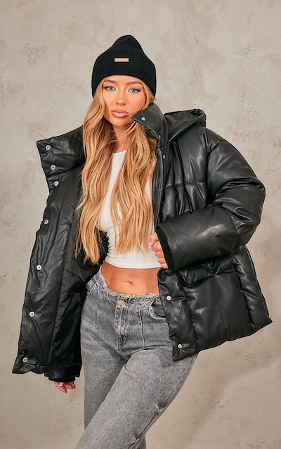 Puffer jacket no sleeves | PrettyLittleThing