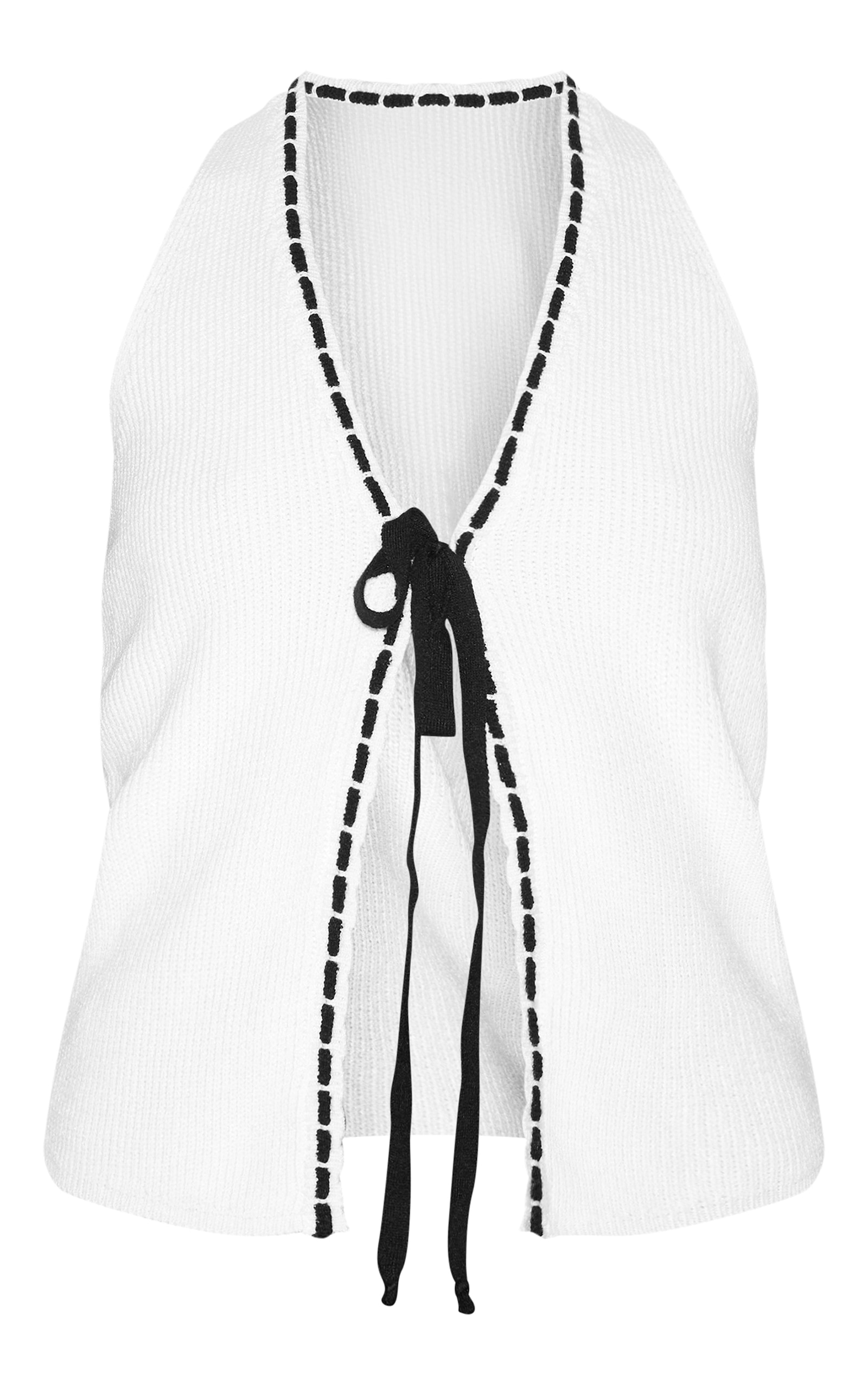 Petite Cream Knit Tie Front Cardigan | Petite | PLT AUS