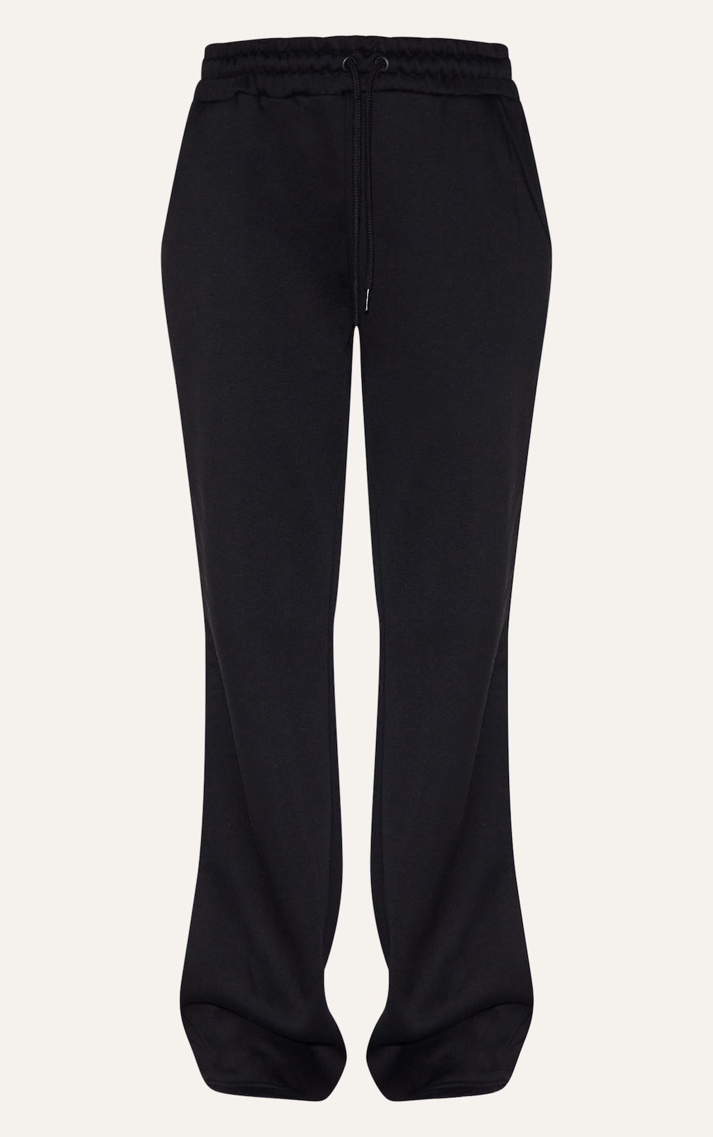 Black Oversized Drawstring Wide Leg Sweatpants | Athleisure ...