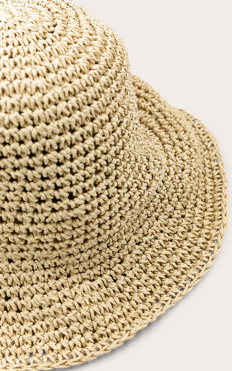 Natural Raffia Bucket Hat | Accessories | PLT