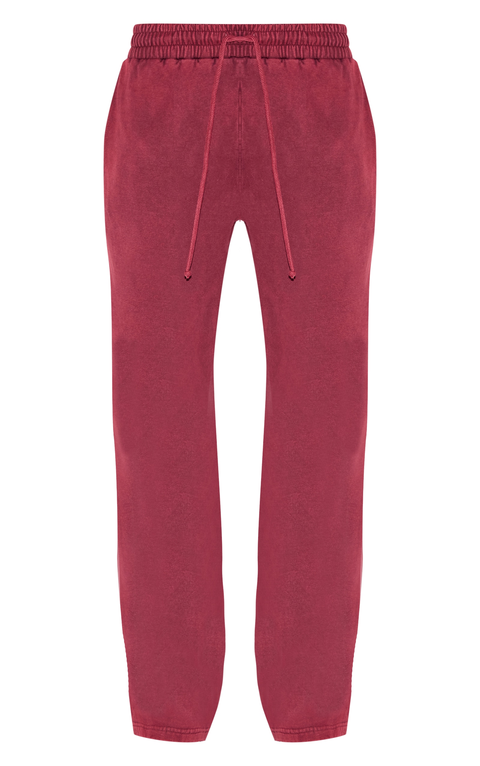 Burgundy Wash Wide Legged Sweatpants | Athleisure | PLT USA