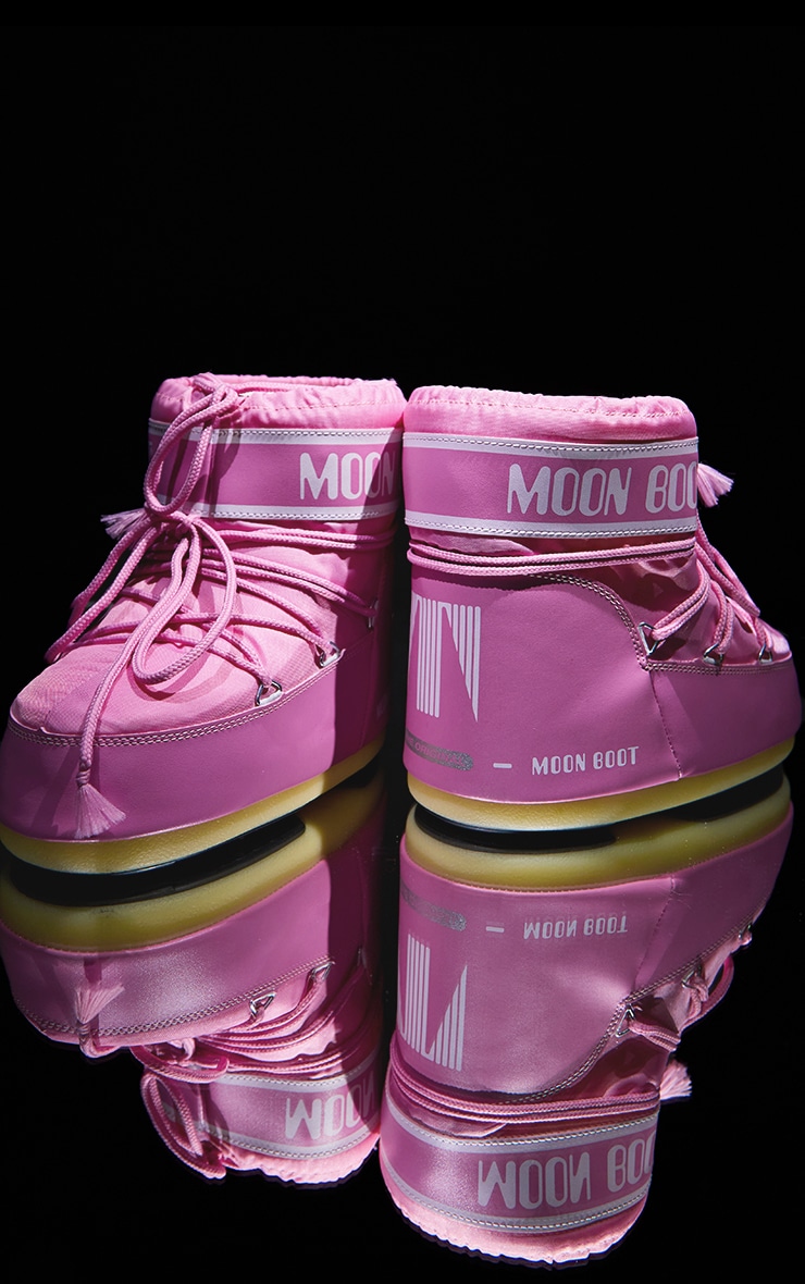 MOON BOOT Pink Classic Low | Footwear | PLT