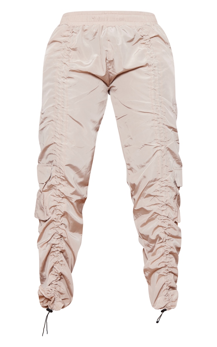 Shape Camel Shell Ruched Front Pocket Joggers | Shape | PLT