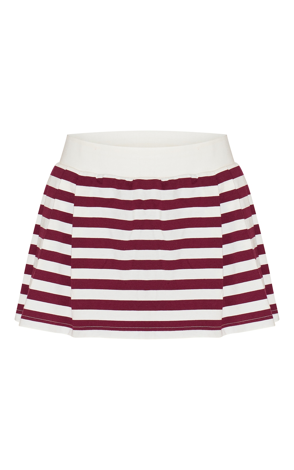 Red Striped Pleated Mini Tennis Skort | Co-ords | PLT