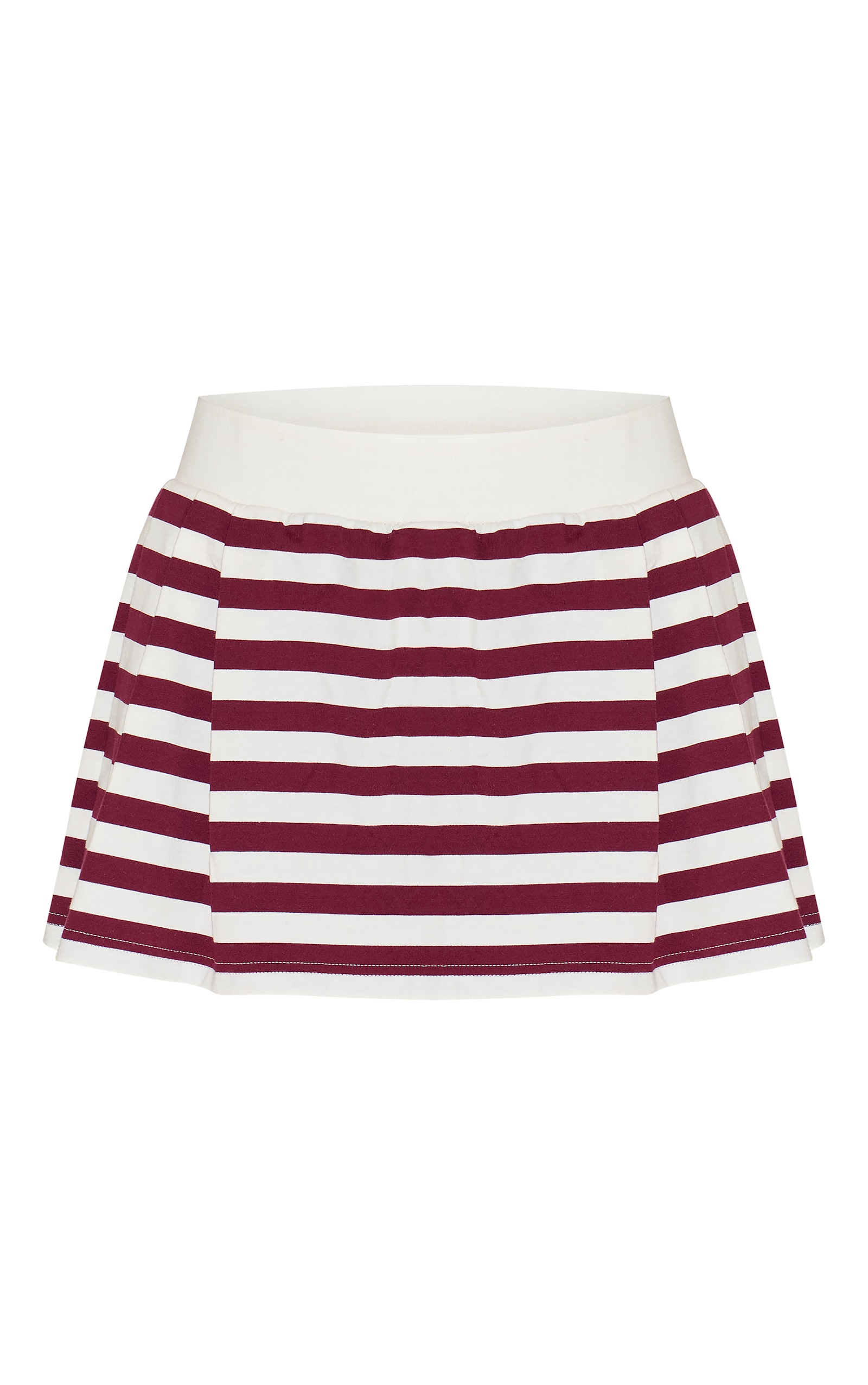 Red Striped Pleated Mini Tennis Skort | Co-ords | PrettyLittleThing USA