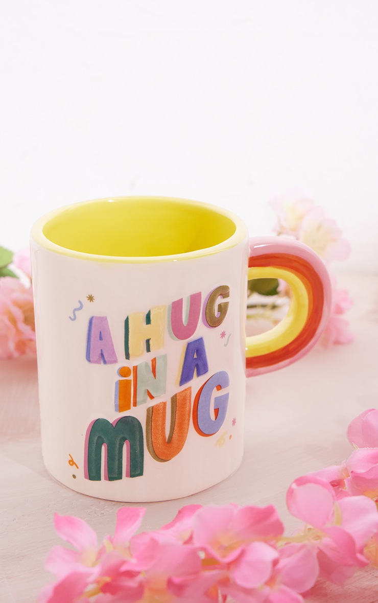 Raspberry Blossom 3 D Letter Mug - Hug In A Mug | Accessories | PLT