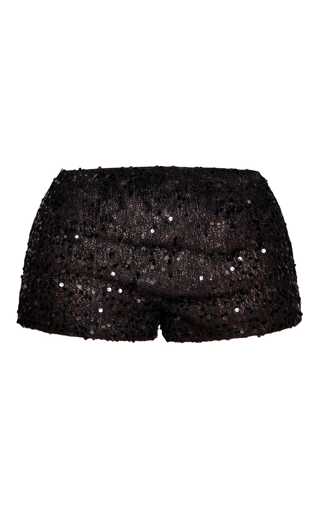 Petite Black Sequin Mini Shorts | Petite | PrettyLittleThing USA