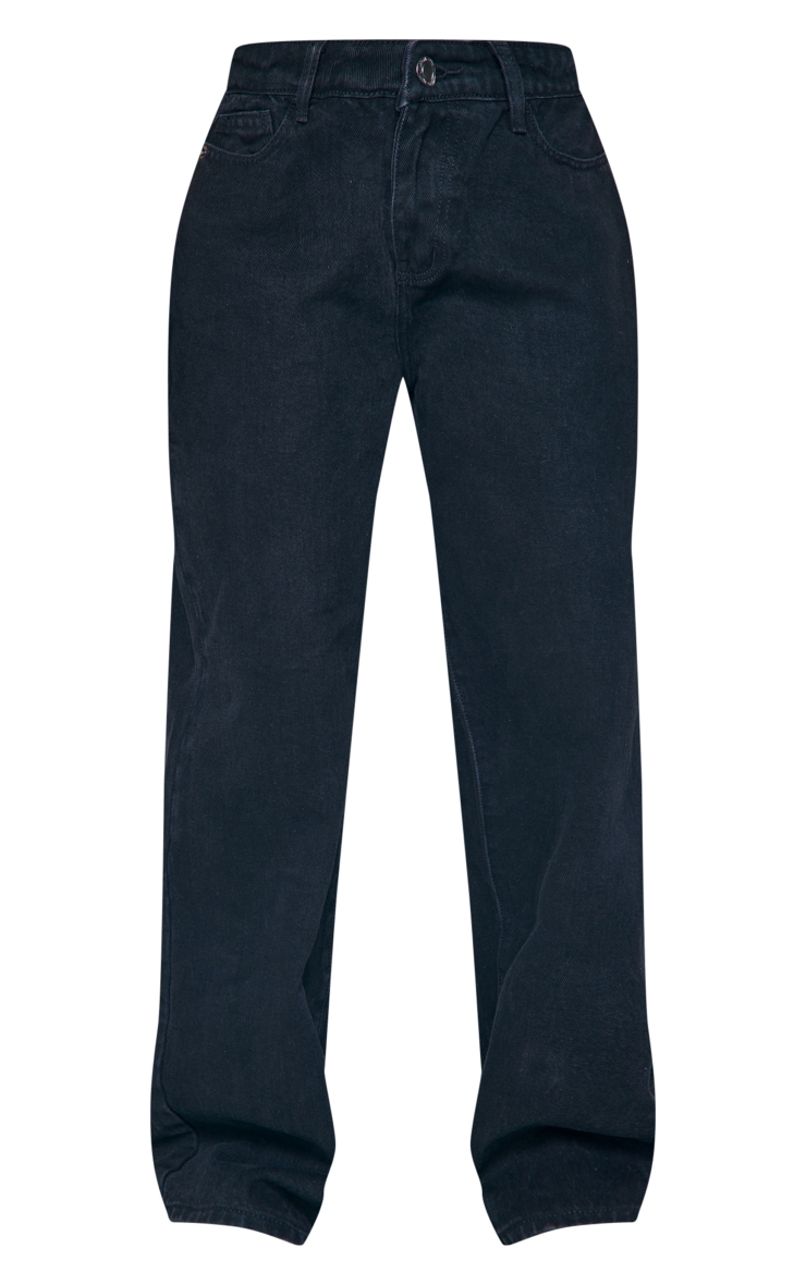 Petite Black Dip Waist Denim Jeans | Petite | PLT USA