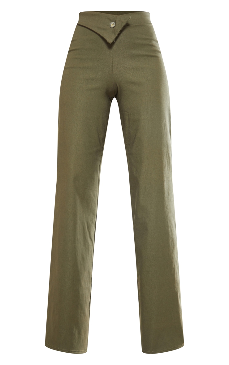 Tall Pantalon habillé large vert olive | PrettyLittleThing FR