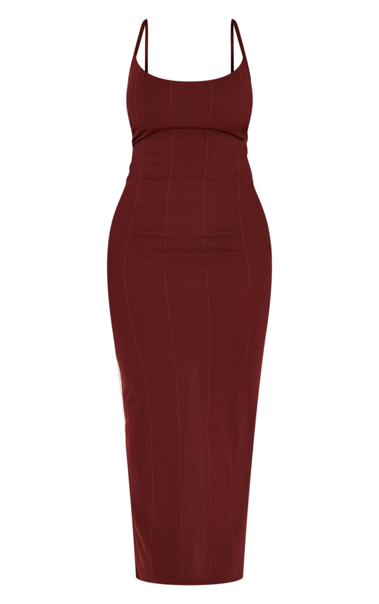 Shape Chocolate Brown Bandage Midaxi Dress | Shape | PLT