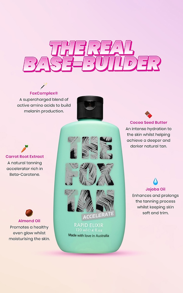 The Fox Tan Rapid Tanning Elixir 120ml | Beauty | PLT