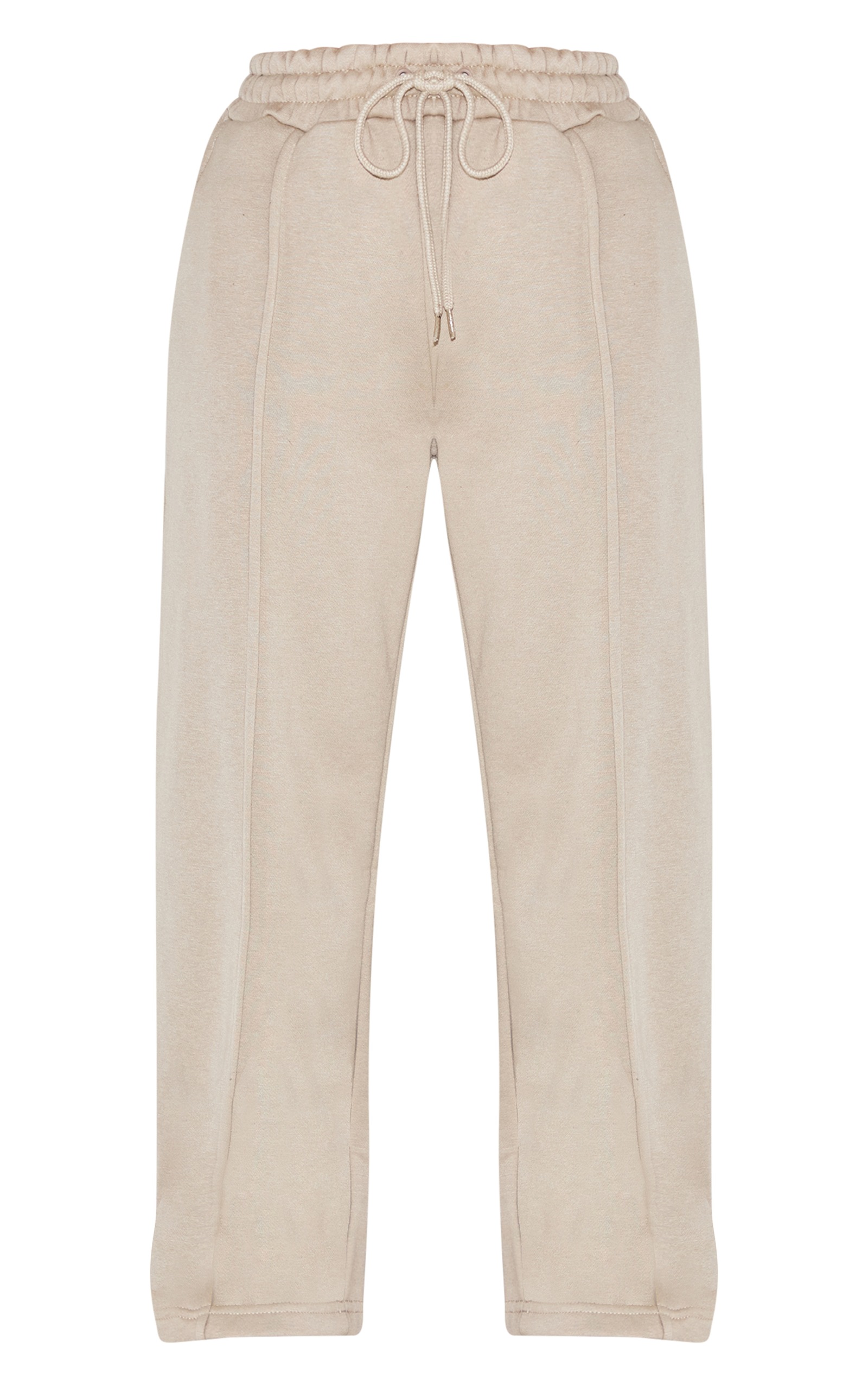 Petite Moss Grey Wide Leg Seam Detailed Sweatpants | Petite ...