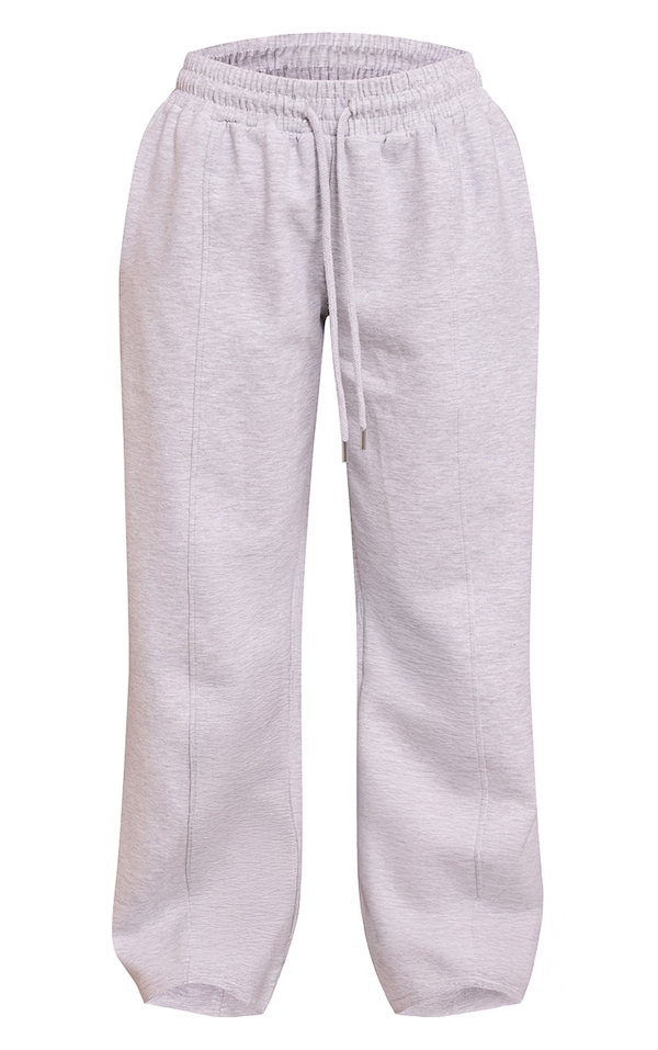 Petite Ash Grey Interlock Drawstring Joggers | Petite | PLT