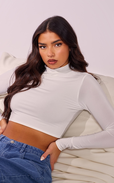Women's White Crop Tops | PrettyLittleThing