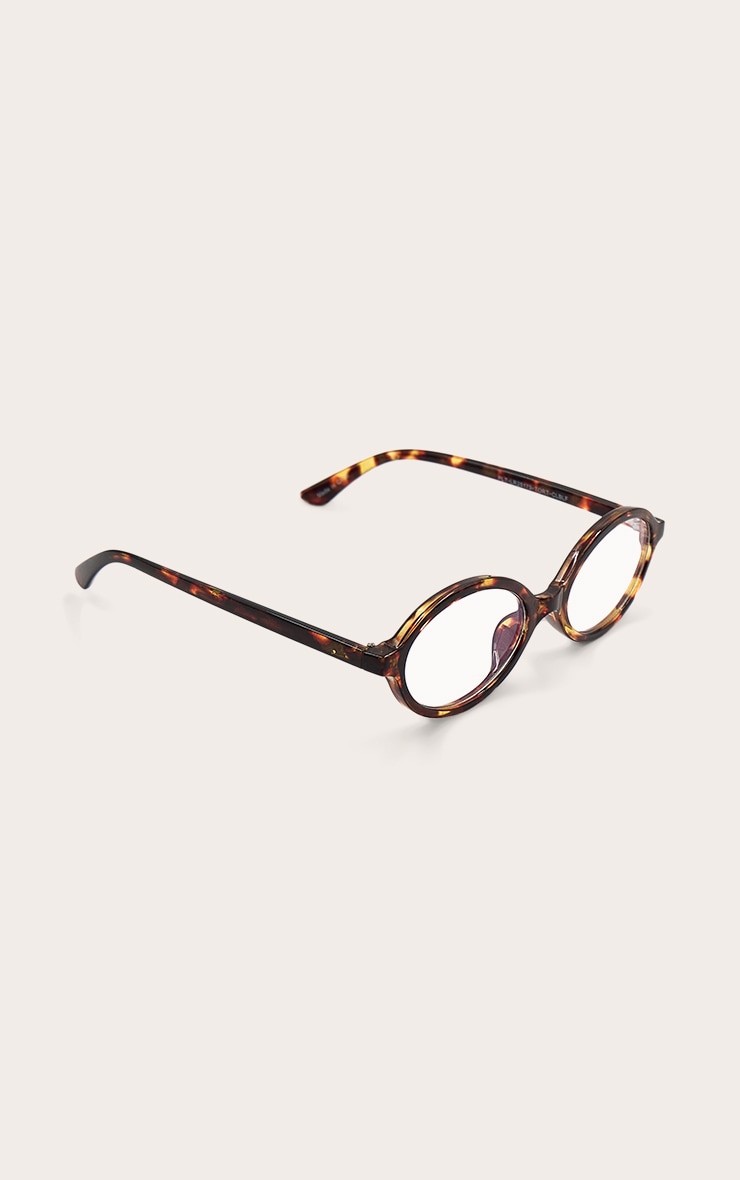 Tortoiseshell Round Lens Blue Light Readers | Accessories | PLT