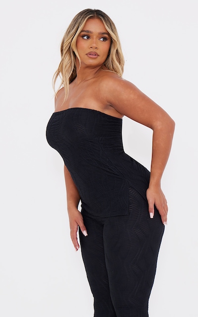 Black bandeau tops | PrettyLittleThing