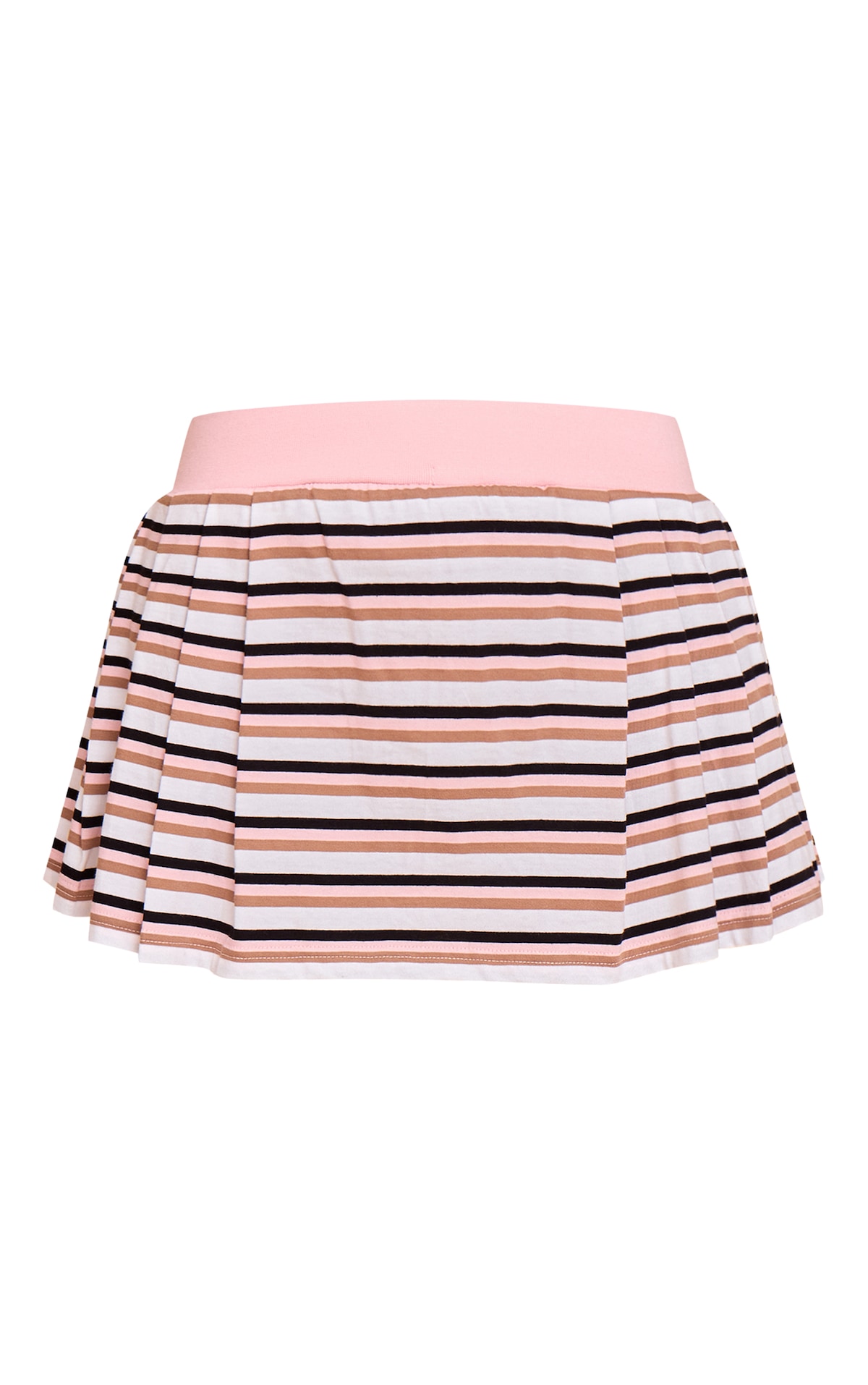 Pink Striped Pleated Mini Tennis Skort | Co-ords | PrettyLittleThing USA