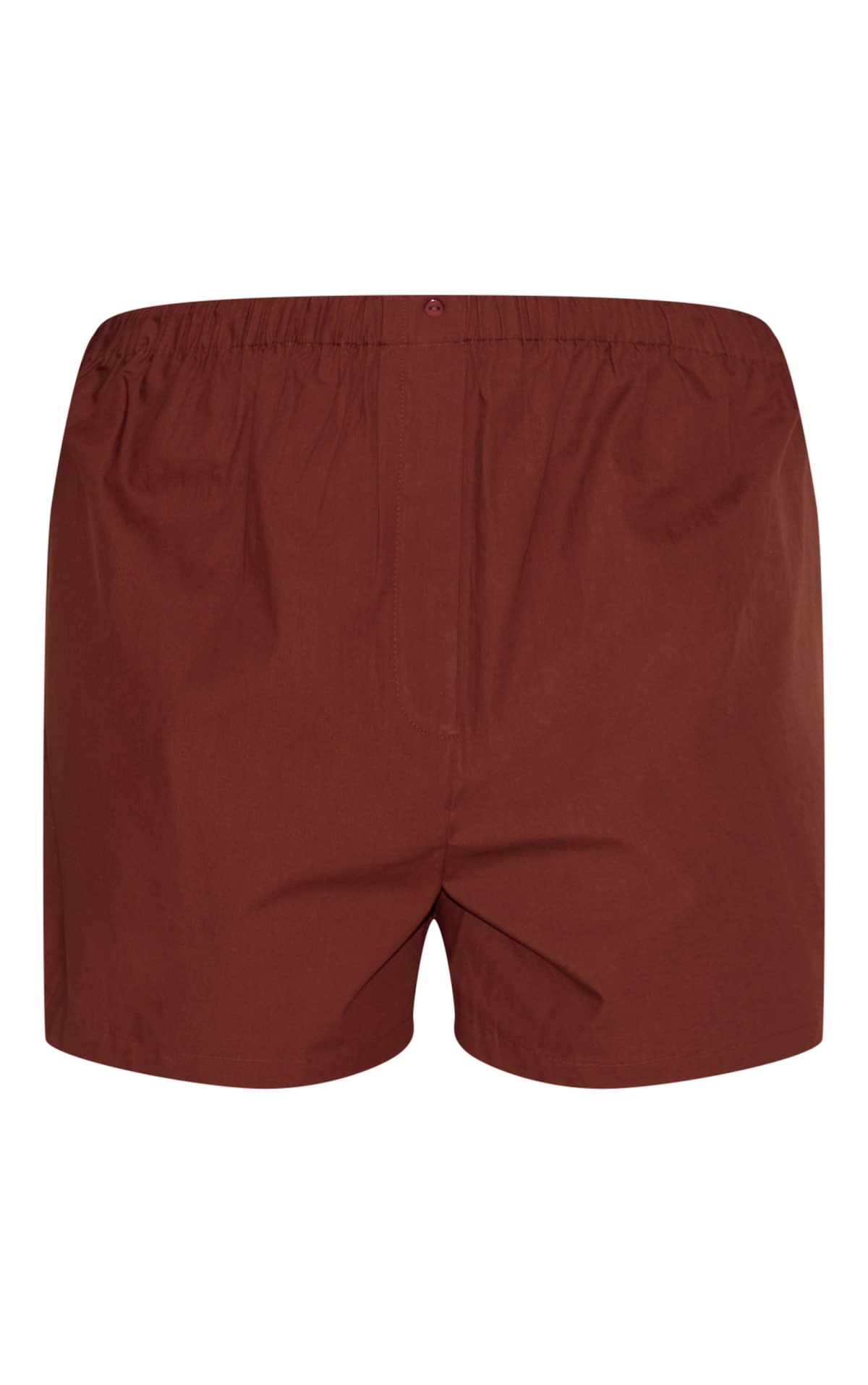 Plus Chocolate Floaty Poplin Shorts | Plus Size | PrettyLittleThing USA