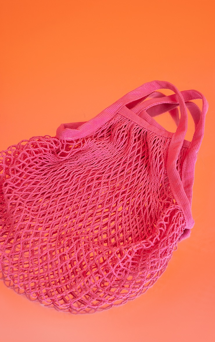 Sac Filet Rose | Accessoires | PrettyLittleThing FR