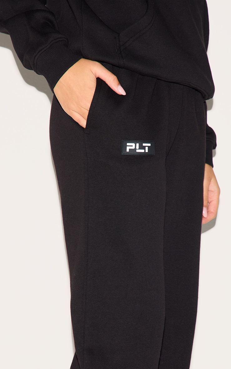 PLT Logo Black Badge Detail Straight Track Pants | Athleisure ...