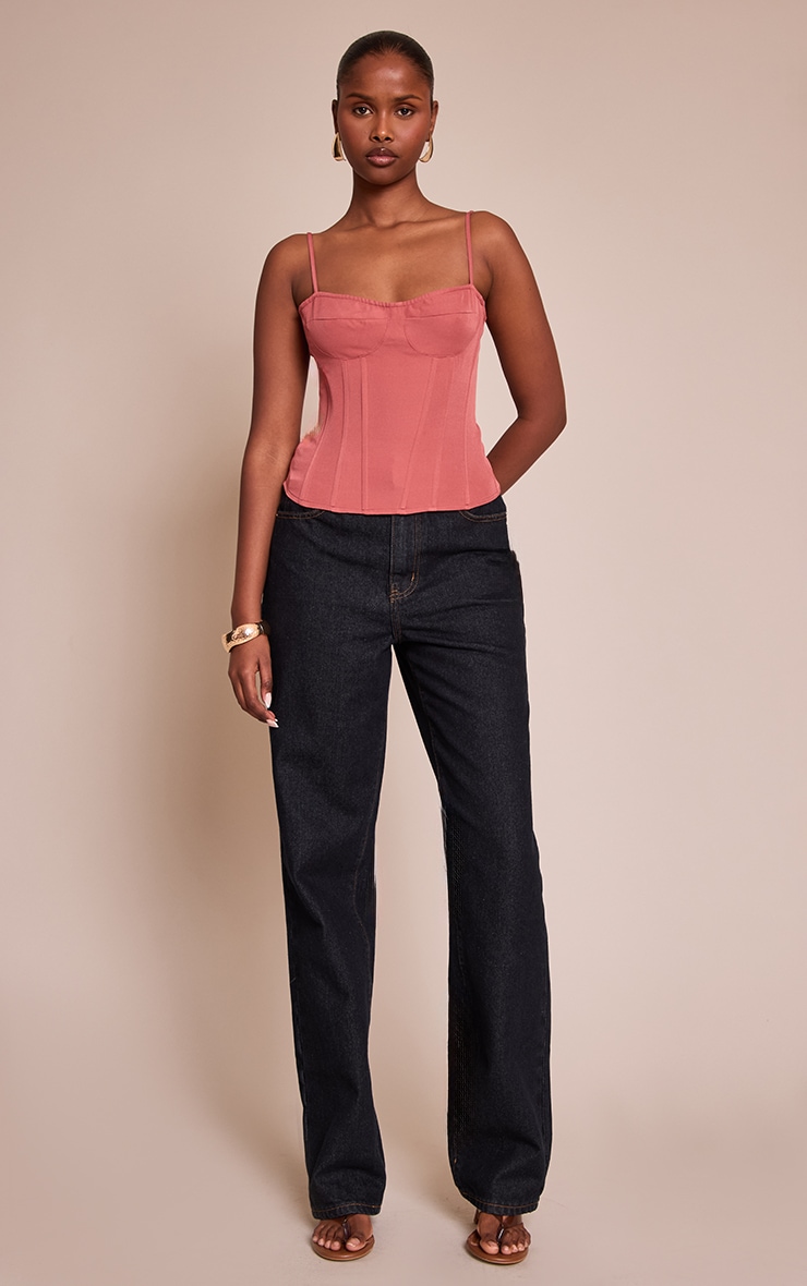 Blush Structured Corset Top | Tops | PLT