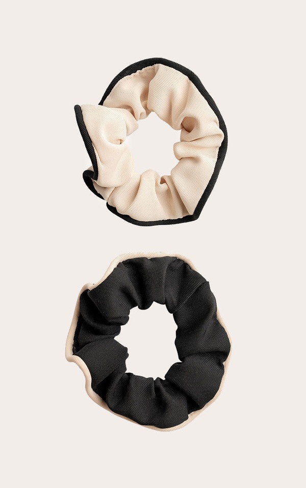 Brushworks Contrast Scrunchies (2 Pack) | Beauty | PrettyLittleThing AUS