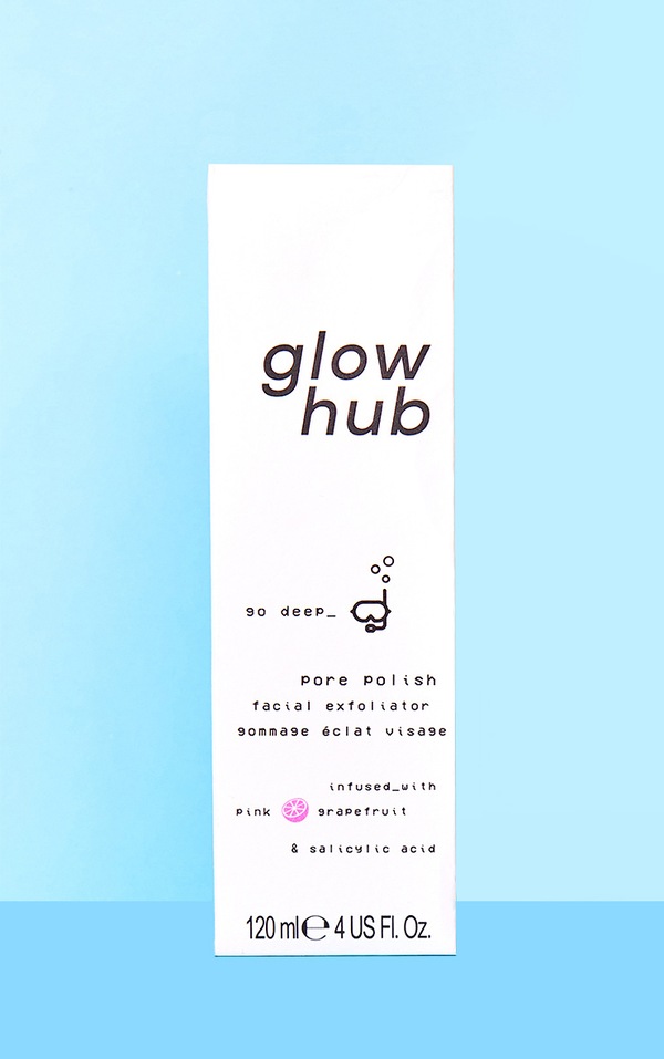 Glow Hub Pore Polish Facial Exfoliator | PrettyLittleThing