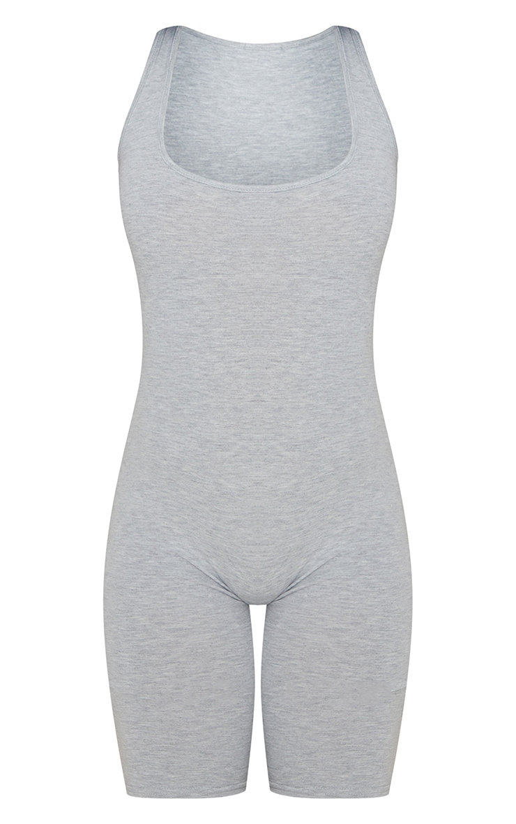 Tall Grey Tall Unitard | Tall | PrettyLittleThing AUS