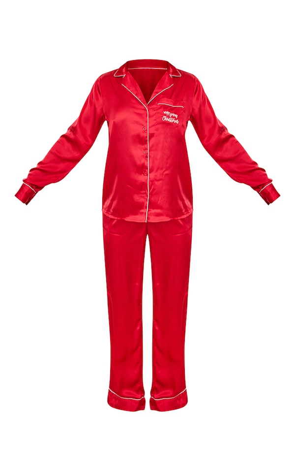 PLT Red Merry Christmas Embroidered Pj Gifting Set | Lingerie ...