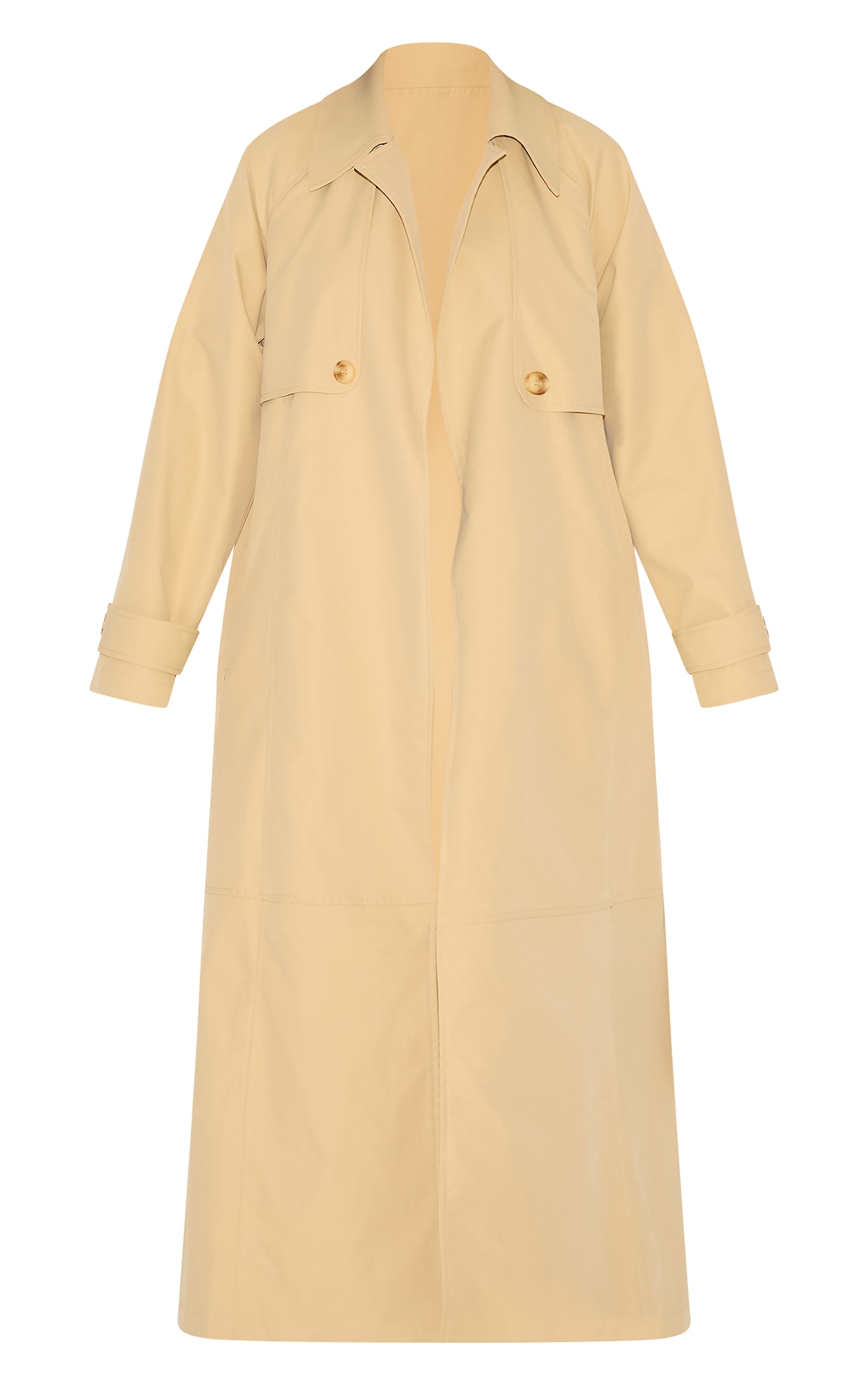 Stone Oversized Storm Flap Detail Trench | Outerwear | PLT