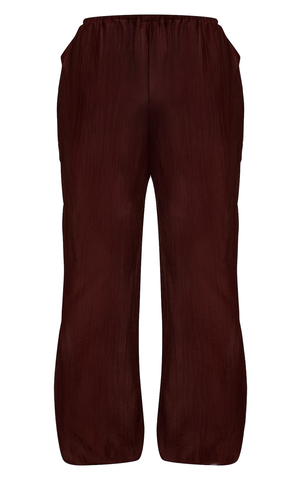 Chocolate Textured Slouchy Straight Leg Trouser | Co-ords | PLT
