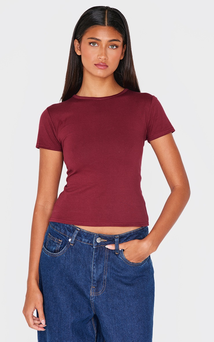 Women's Red Tops | Burgundy Tops | PrettyLittleThing
