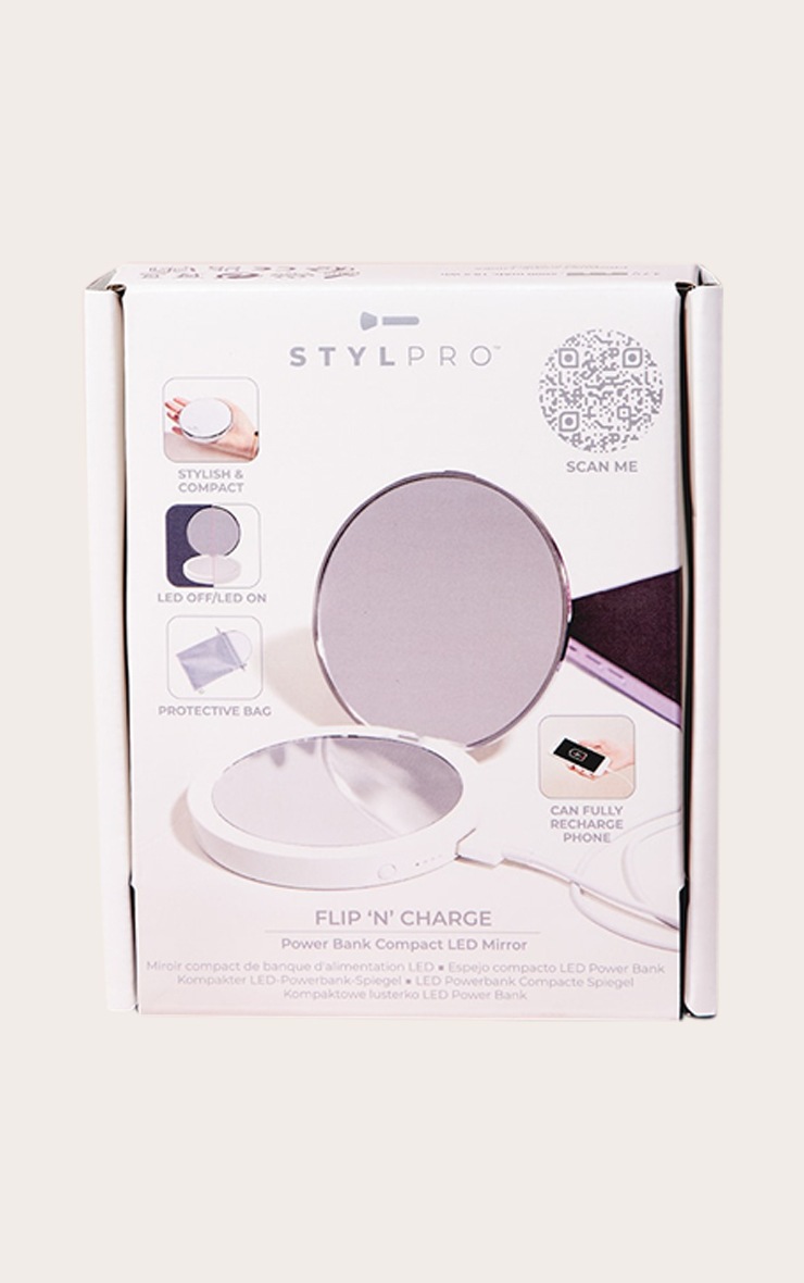 STYLPRO Flip 'N' Charge Power Bank Led Mirror | Beauty | PLT