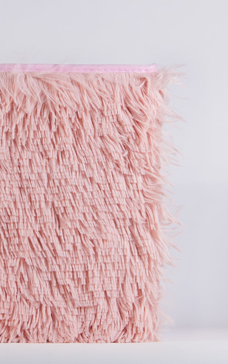 Storage Pink Fluffy Faux Fur Box | Home | PrettyLittleThing